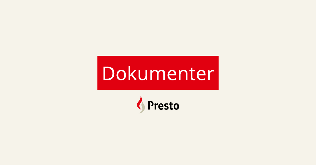 Presto - Sammen redder vi liv.